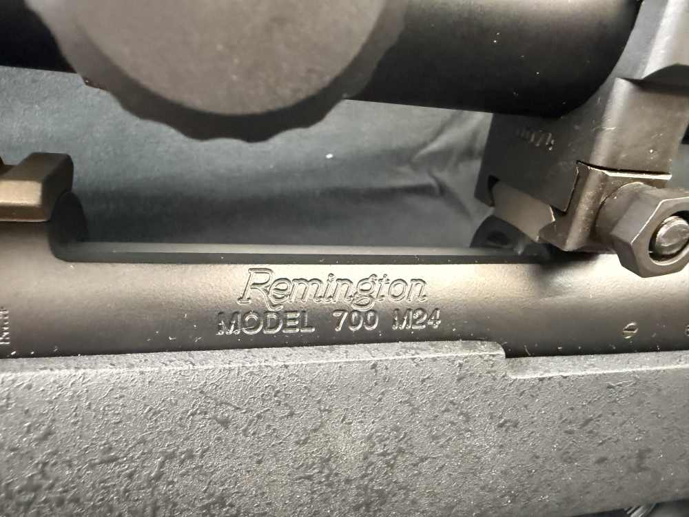 Remington 700 M24 24” 7.62 NATO Bolt Action Rifle, HS Stock, Leupold ...