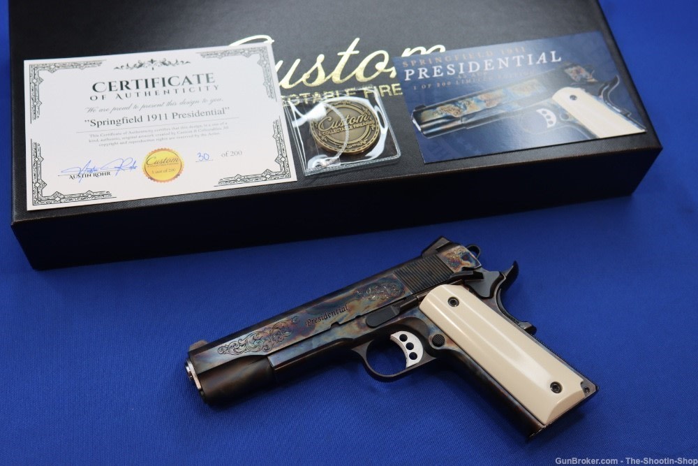 Springfield Armory PRESIDENTIAL 1911 Pistol Case Colored 45ACP LE 1 of ...