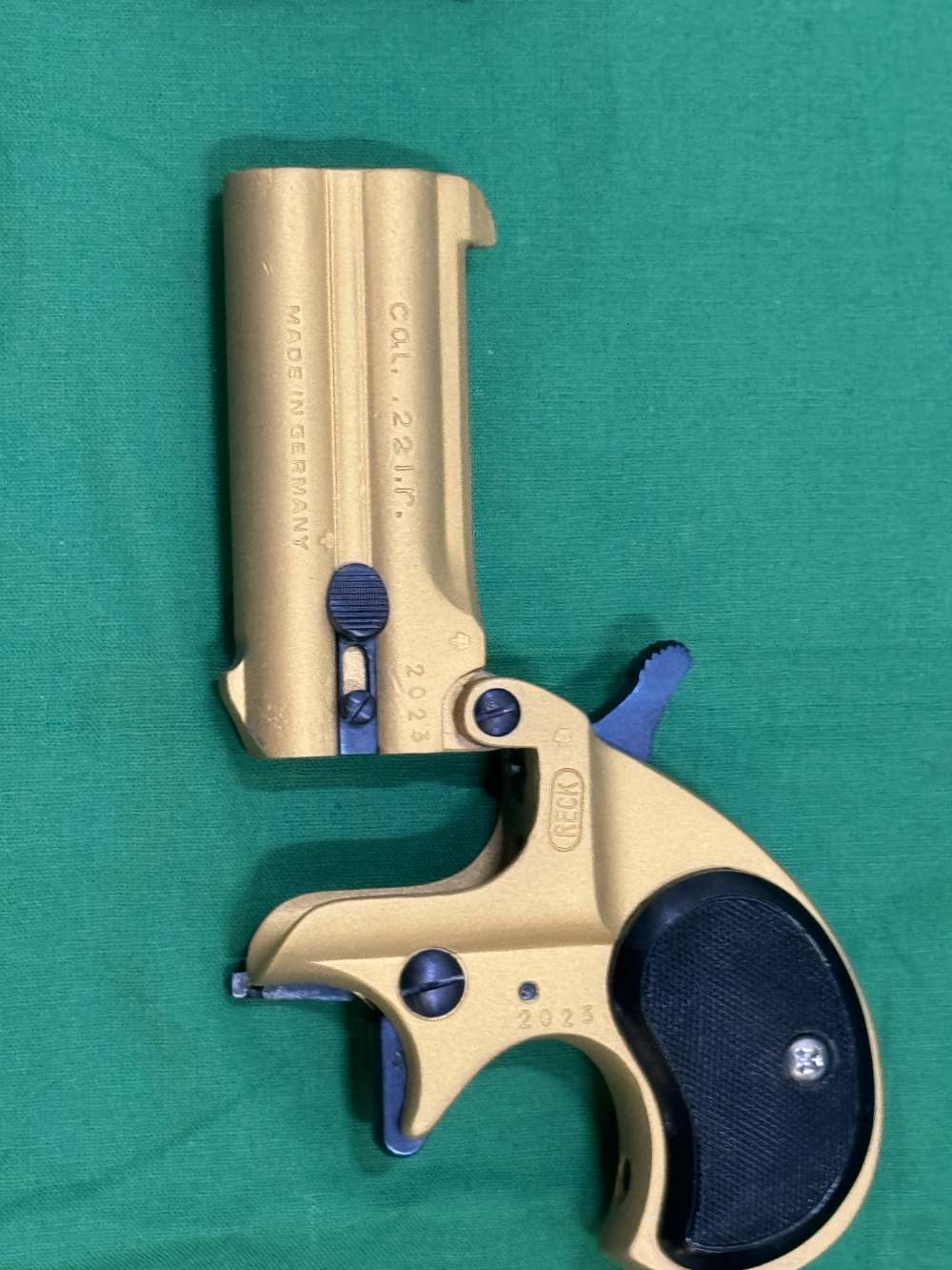 German Reck Derringer 2-Shot .22LR - Other Handguns at GunBroker.com ...