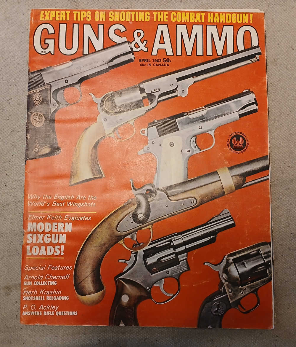 GUNS & AMMO 1963 Magazines Hunting Shooting Firearms Adventure ...