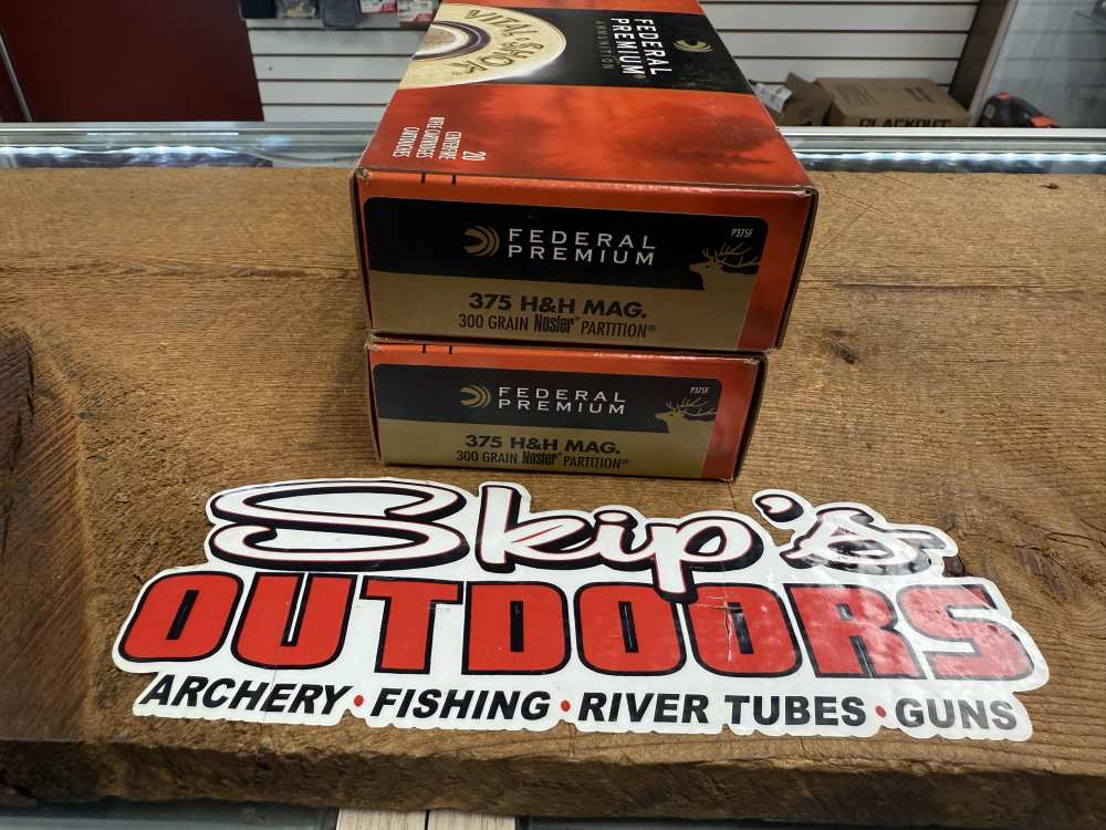 Federal Premium 375 H&H MAG 300GR Nosler Partition 40RDS - Rifle Ammo ...