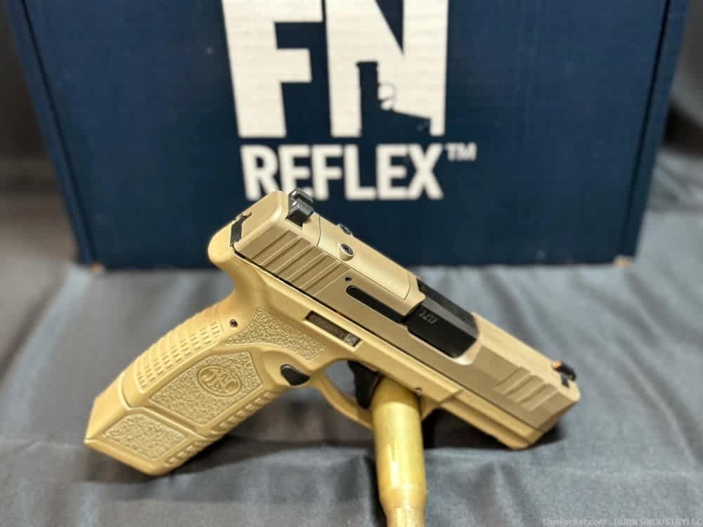 FN Reflex MRD FDE 9MM - Semi Auto Pistols at GunBroker.com : 1133396053