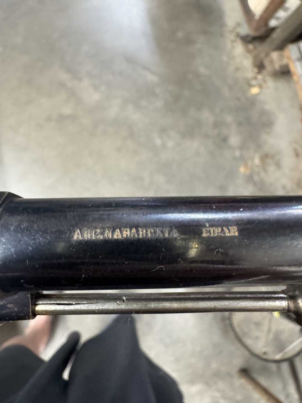 Antique Ariznabarreta 12mm pin fire revolver - Antique Guns at ...