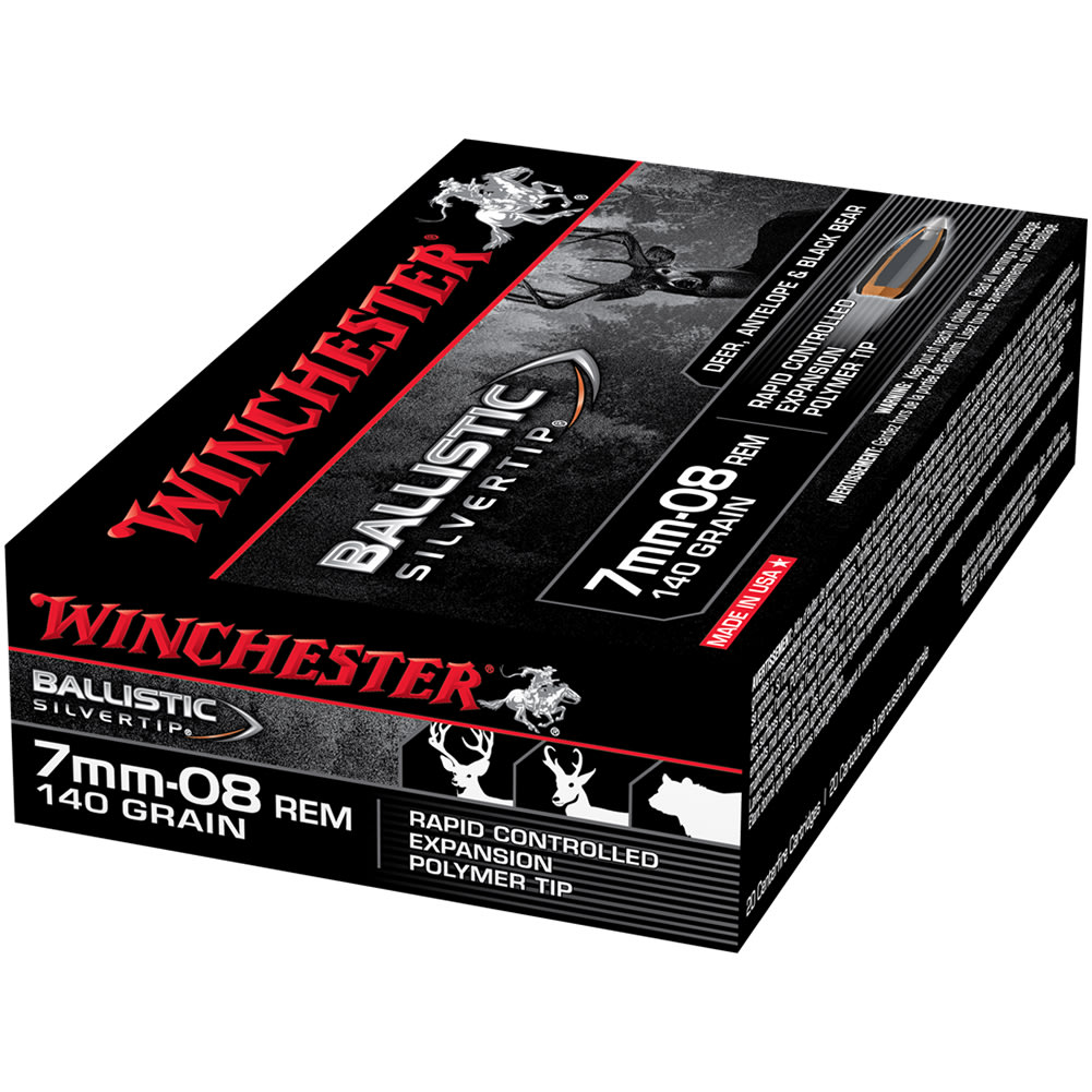 WINCHESTER Ballistic 7mm-08 Bullets (SBST708) - Rifle Ammo at GunBroker ...