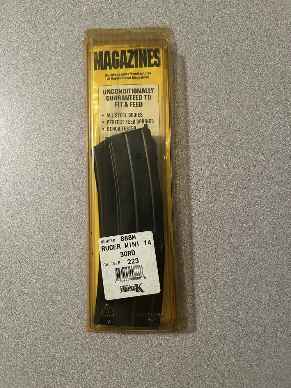 Ruger Mini 14 - 30 Round Magazine .223 - Krasnes Triple K - Rifle ...