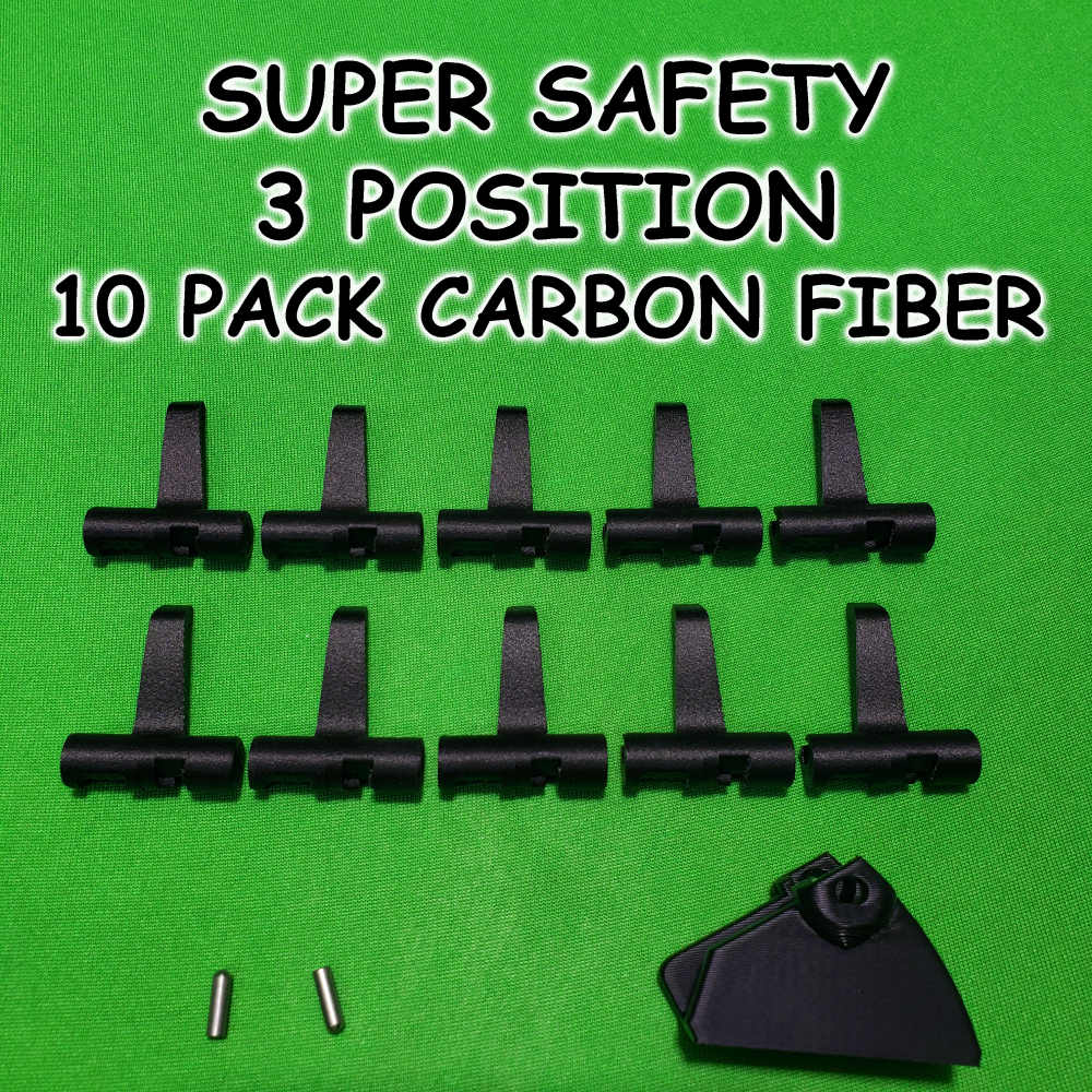 SUPER SAFETY 3 POSITION FRT 10 PACK PET-CF + DETENTS + TRIGGER JIG - AR ...