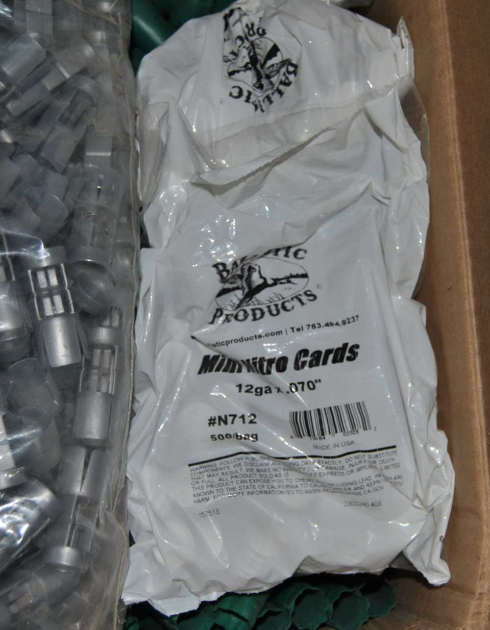 12ga. Reloading Kit. Hulls, Wads, Nitro Cards, and Plastic Buffer ...