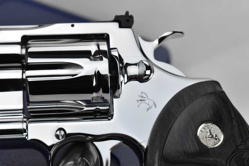 BRIGHT Polished Colt Python 6" SP6WTS .357 Mag - BRAND NEW w/ Custom Grips - Revolvers at ...