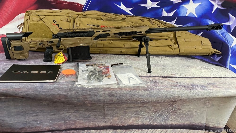 CADEX DEFENCE DEFENSE CDX-50 TREMOR 50BMG (HTB) 32" with 3 mags! - Bolt ...