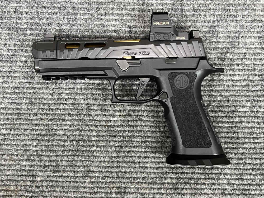 SIG SAUER P320 CUSTOM WORKS 9mm Holosun 507K pre-spectre comp PENNY AUCTION - Semi Auto Pistols ...