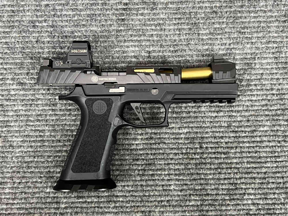 SIG SAUER P320 CUSTOM WORKS 9mm Holosun 507K pre-spectre comp PENNY AUCTION - Semi Auto Pistols ...
