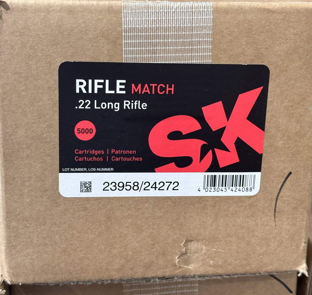 SK Rifle Match - Case of 5000 Rounds - Rimfire Ammo at GunBroker.com ...