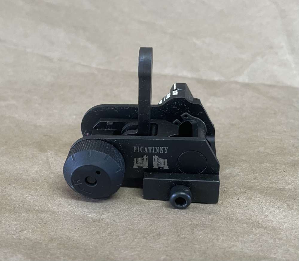MATECH Picatinny Rear Iron Sight - Gun Sights at GunBroker.com : 1133940789