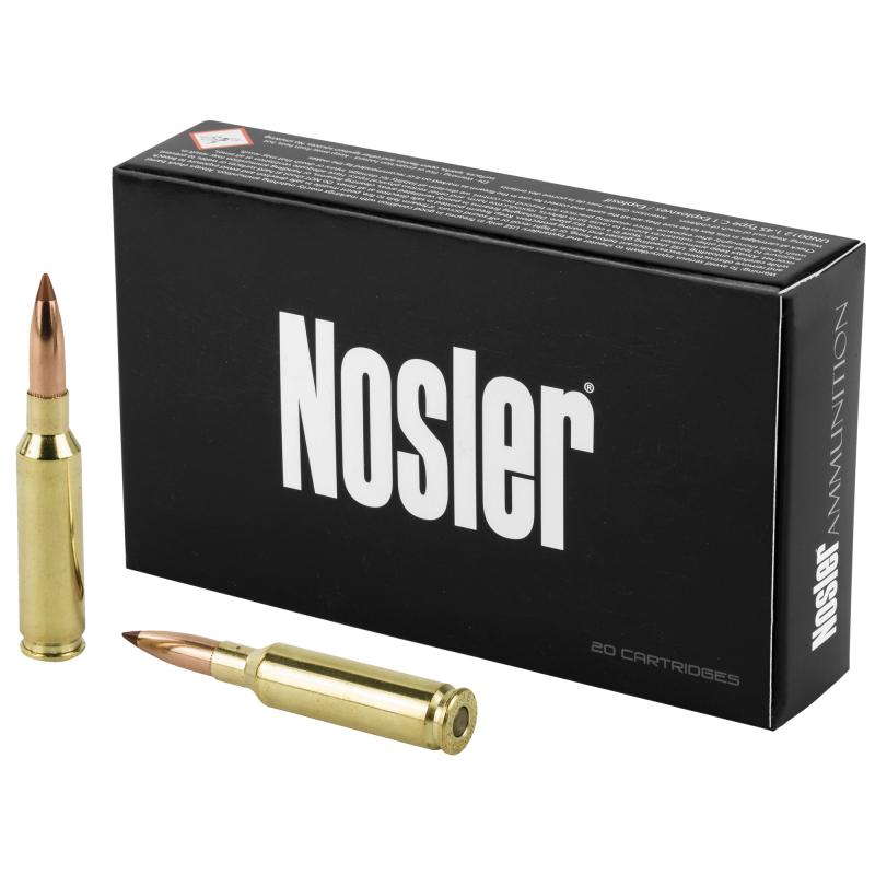 Nosler Ballistic Tip 6.5 Creedmoor 120 Grain Ammo, 20 Rounds - Rifle ...