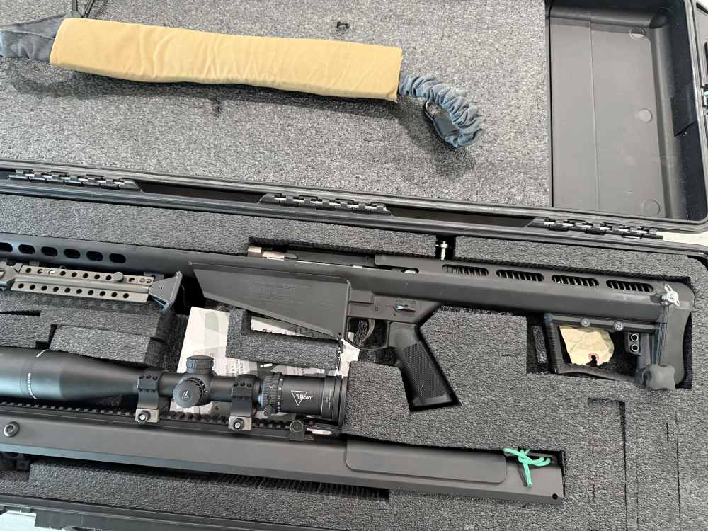 Barrett M107a1 .50 BMG like new, Trijicon Ten Mile 6-24x50 scope, sling ...