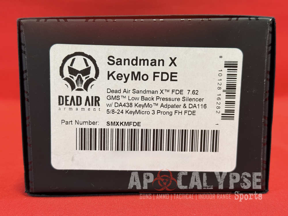 Dead Air Sandman X 7.62 FDE KeyMo - Silencers at GunBroker.com : 1134088408