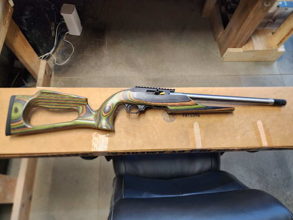NEW RUGER 10/22 CUSTOM SHOP COMPETITION 16" THREADED BARRACUDA .22 LR ...