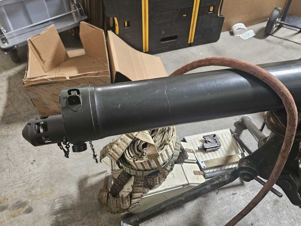 Vickers Heavy Machine Gun on Tripod! w/ Transit Box, Belts, Cans & More ...