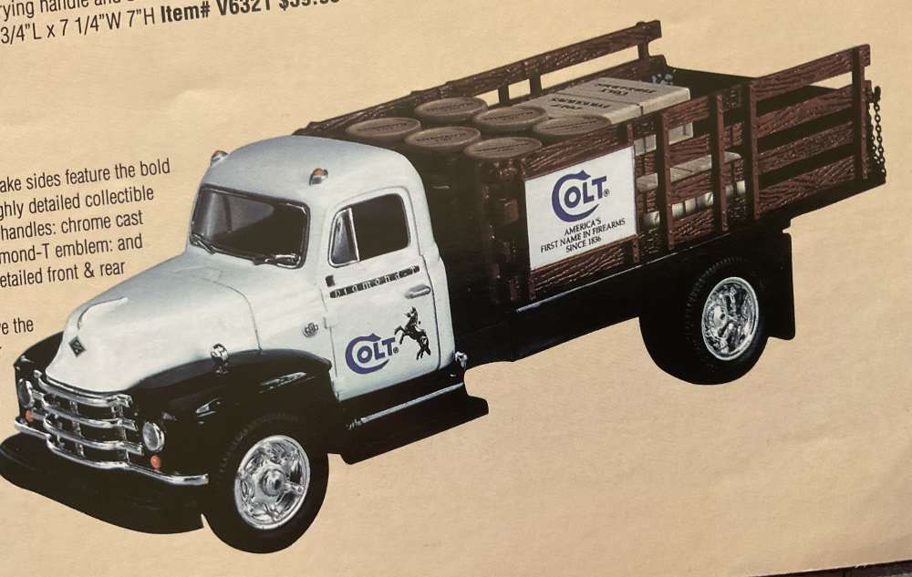Limited Edition Colt Die Cast 55' Diamond T Truck - Logo Merchandise at ...