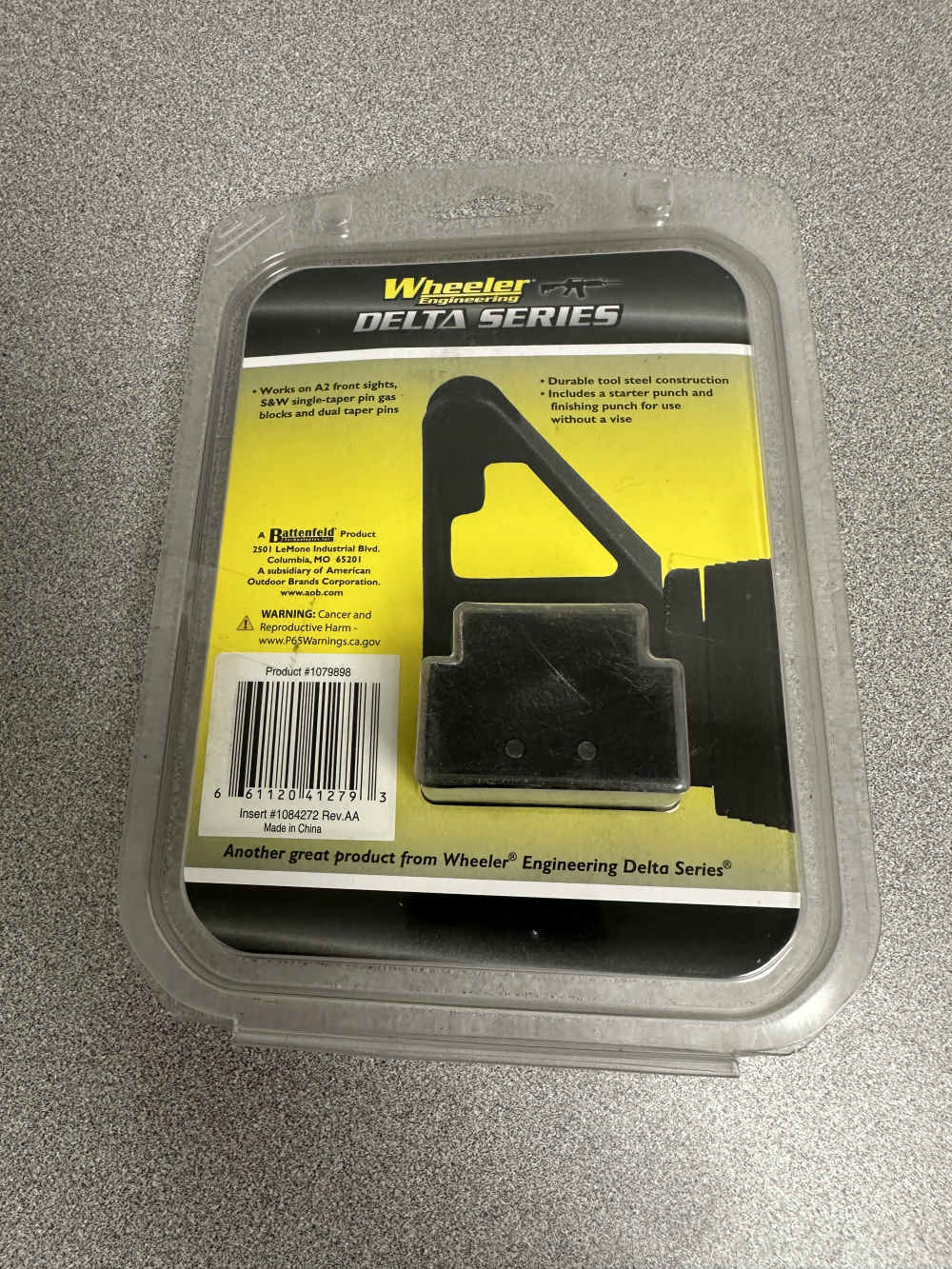 Wheeler Delta Series AR-15 Gas Block Taper Pin Removal Tool ...