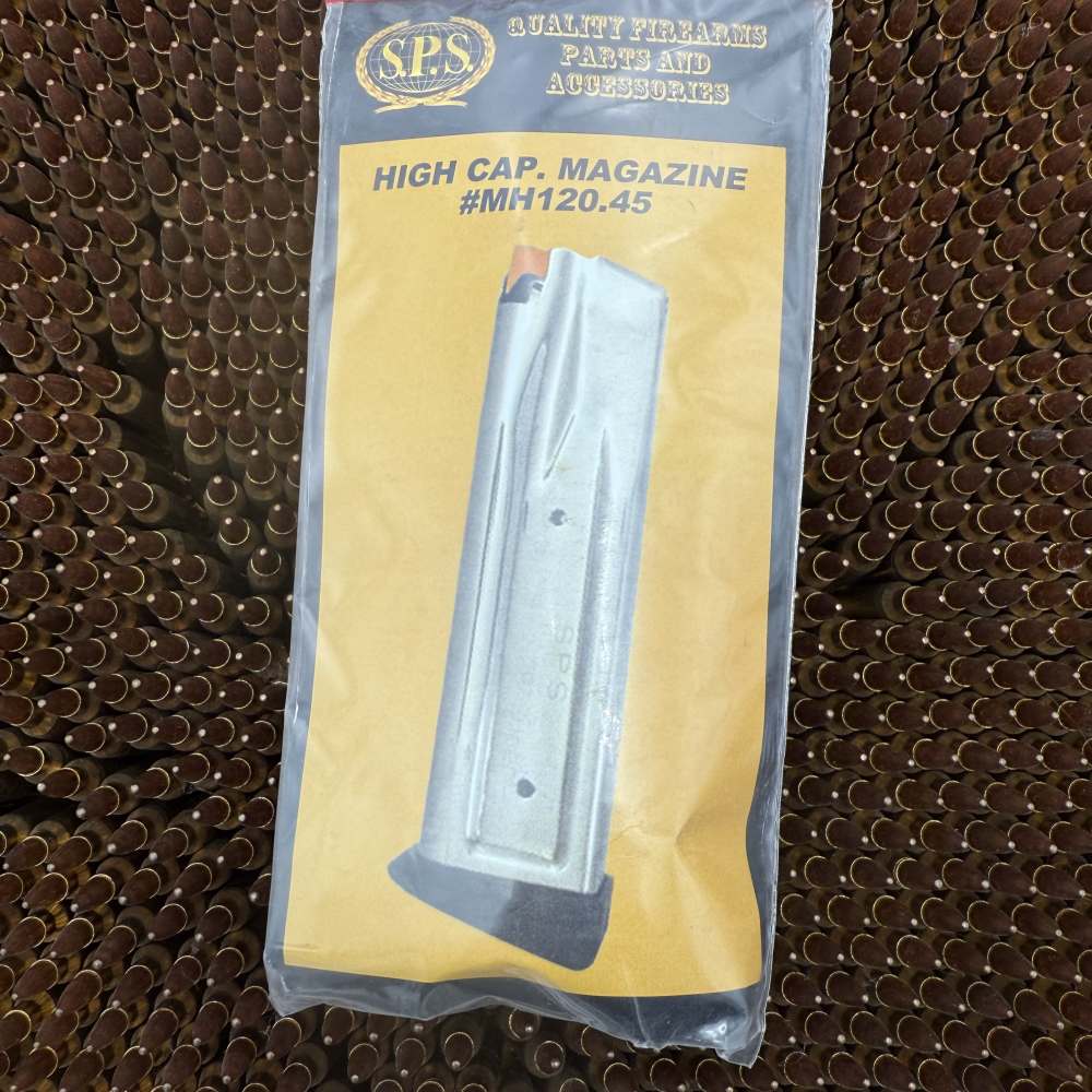 SPS MH120 13 rd Stainless Steel .45 ACP Magazine 2011 Double Stack 1911 ...