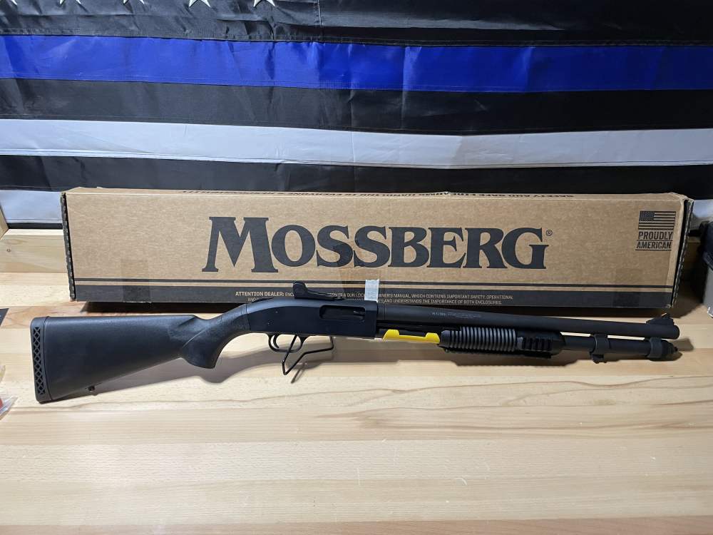 Mossberg 590 12 Gauge - Tri Rail Forend - Pump Action Shotguns at GunBroker.com : 1134811246