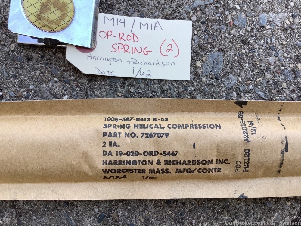 M14 / M1A Operating Rod Springs H&R (2) NOS NIW - Other Rifle ...