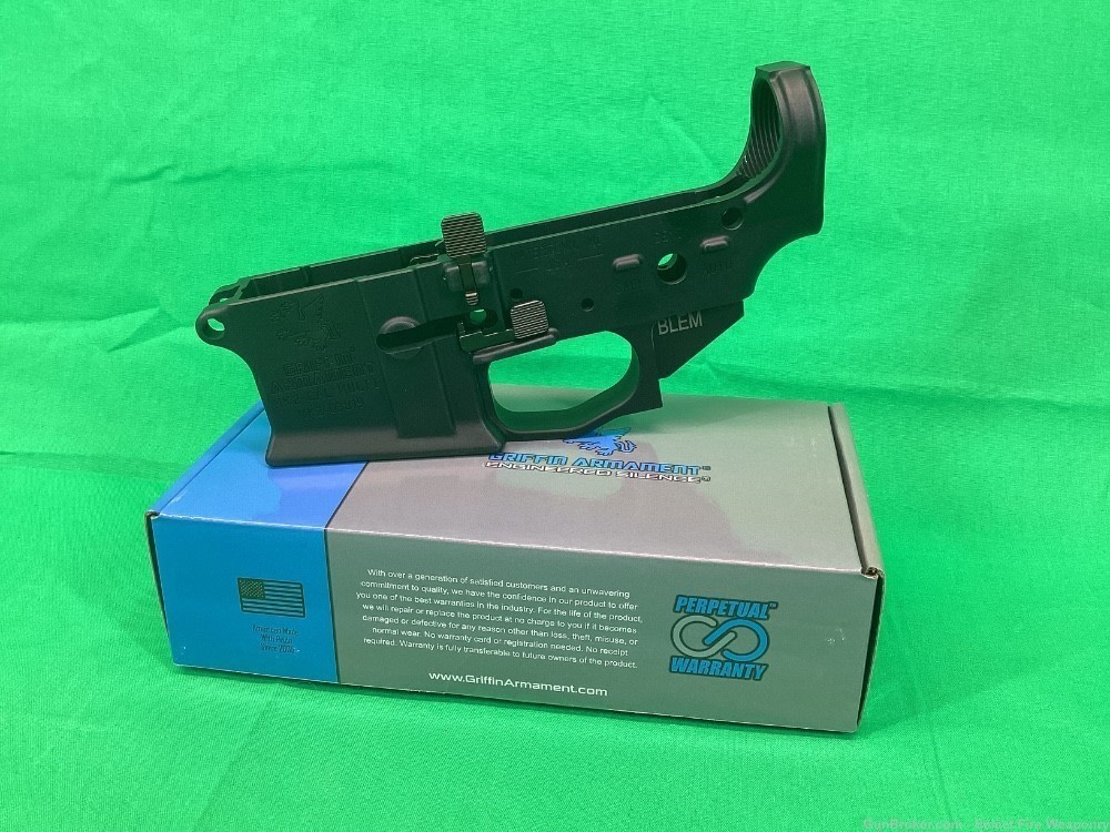 NIB Griffin Armament MK2 BLEM Stripped AR-15 AMBI Lower Receiver AR15 ...