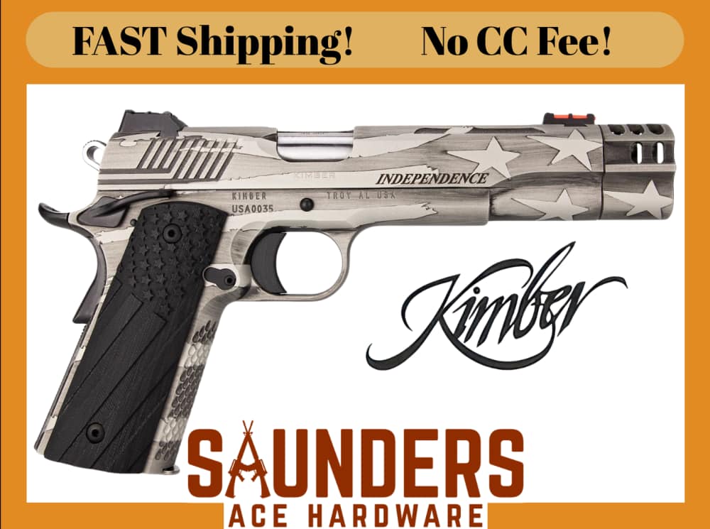 KIMBER INDEPENDENCE 1911 Handgun American Flag Limited Edition 1776 ...