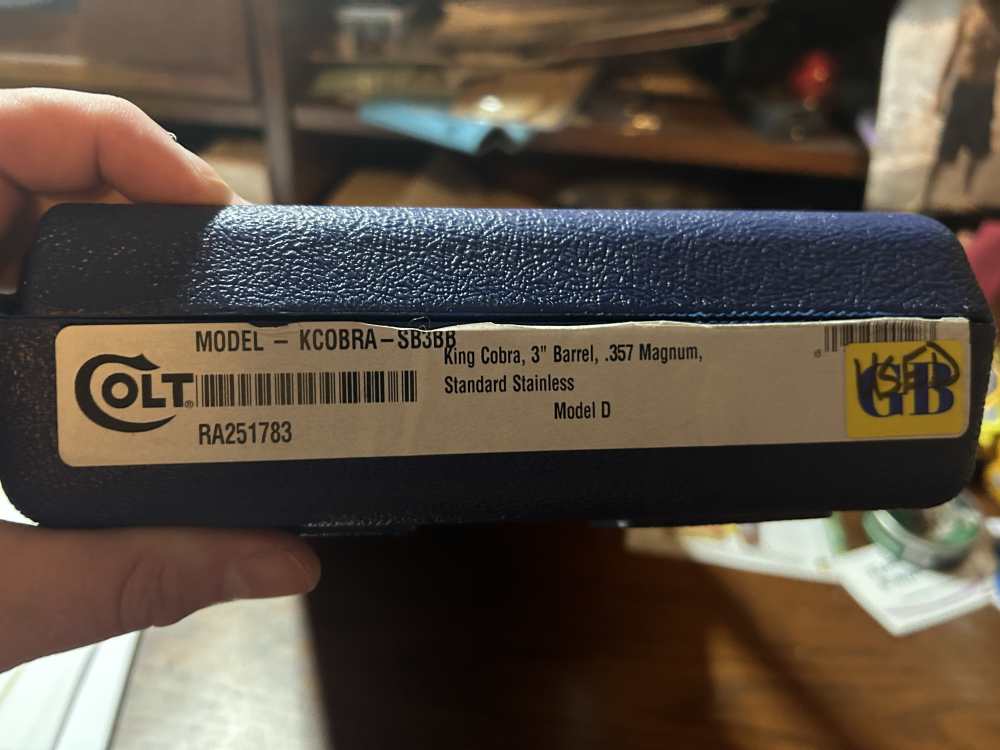 Super Nice Gently Used Colt King Cobra 357 Mag 3” Barrel - Revolvers at ...