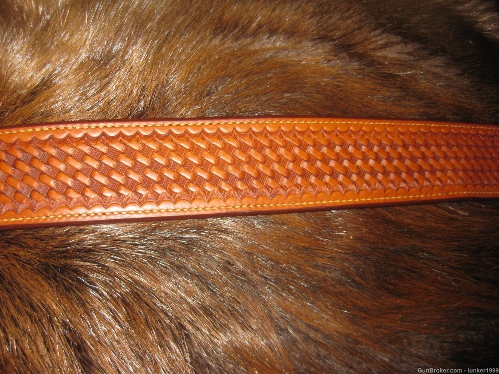 VINTAGE BIANCHI RANGER BELT HEAVY BRASS BUCKLE EXCELLENT 40 ...