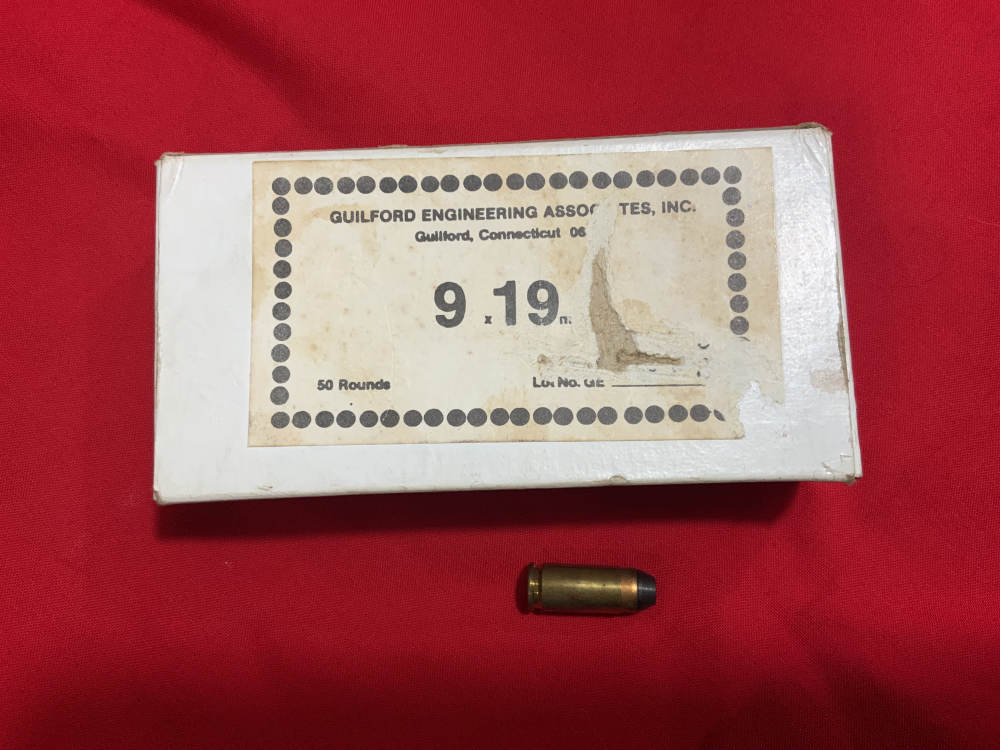 RARE 9x19 (9mm) ANSB Super Armor Piercing Tungsten Carbide round ...