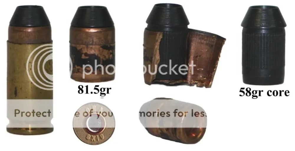 RARE 9x19 (9mm) ANSB Super Armor Piercing Tungsten Carbide round ...