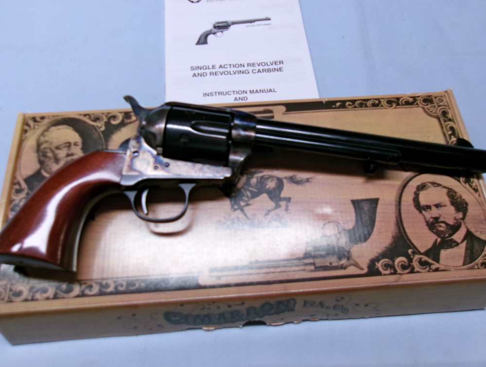 CIMARRON U.S. CAVALRY 45 LC 7.5" BARREL - Revolvers at GunBroker.com : 1134928631