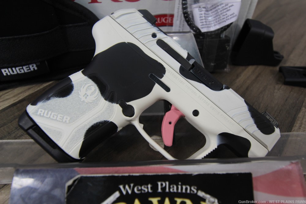 NIB Ruger LCP Max Semi Auto Pistol .380 ACP 2.75" 10+1 Cow Print 13716 ...