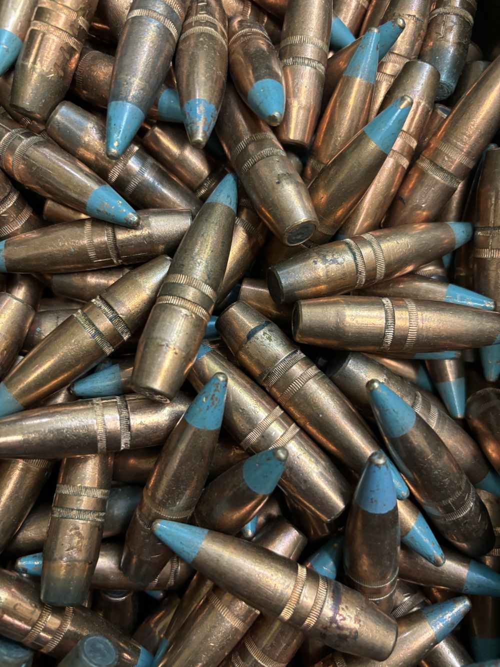 100 Blue Tip 50BMG M1 Incendiary 600gr Bullets M1I 1x LOT - Reloading ...