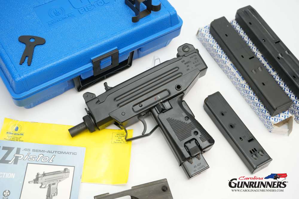 Action Arms IMI Model 45 Micro Uzi .45 ACP Semi Auto 9mm Conversion Kit ...