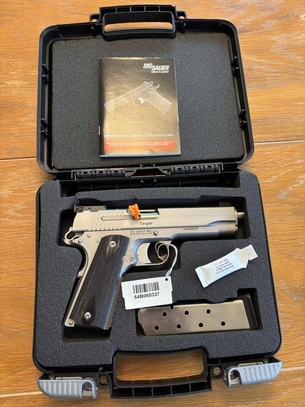 SIG 1911 Target Stainless 45 unfired $899 - Semi Auto Pistols at ...