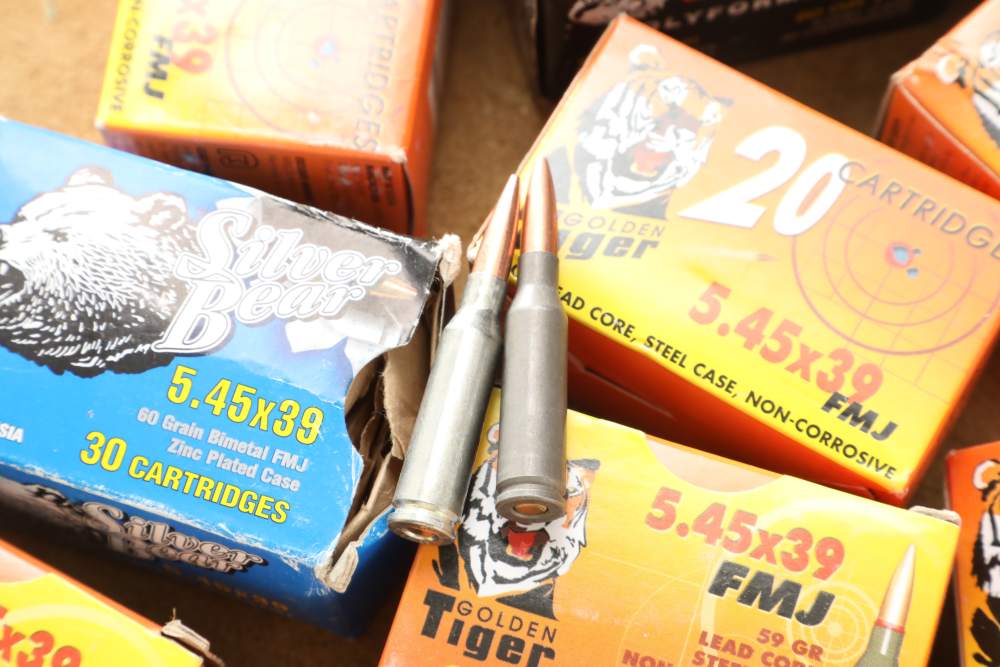 610X 5.45x39mm Steel Case Mixed Lot Various Manufacturers & Bullet ...