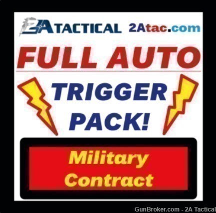 FULL AUTO Trigger Group Pack AR15 AR-15 M16 from Military Contract ...