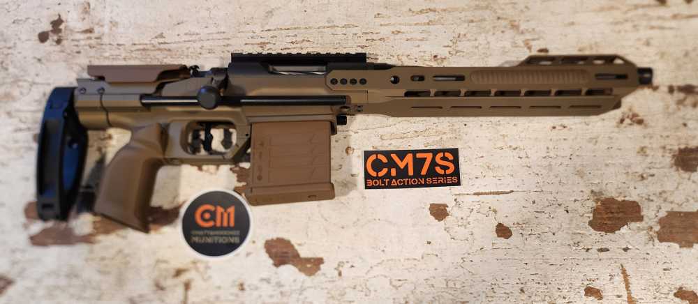 CM7S 338 ARC 12" Lightweight Compact Bolt Pistol FDE Metallic .338ARC ...