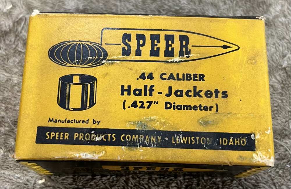 Speer 44 Cal Half-Jackets .427” Lot of 200pcs - Reloading Bullets at ...