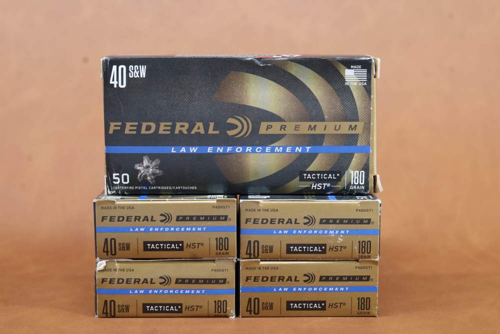 Federal 40S&W 180Gr HST Hollow Point - 250 Rounds - Handgun Ammo at ...