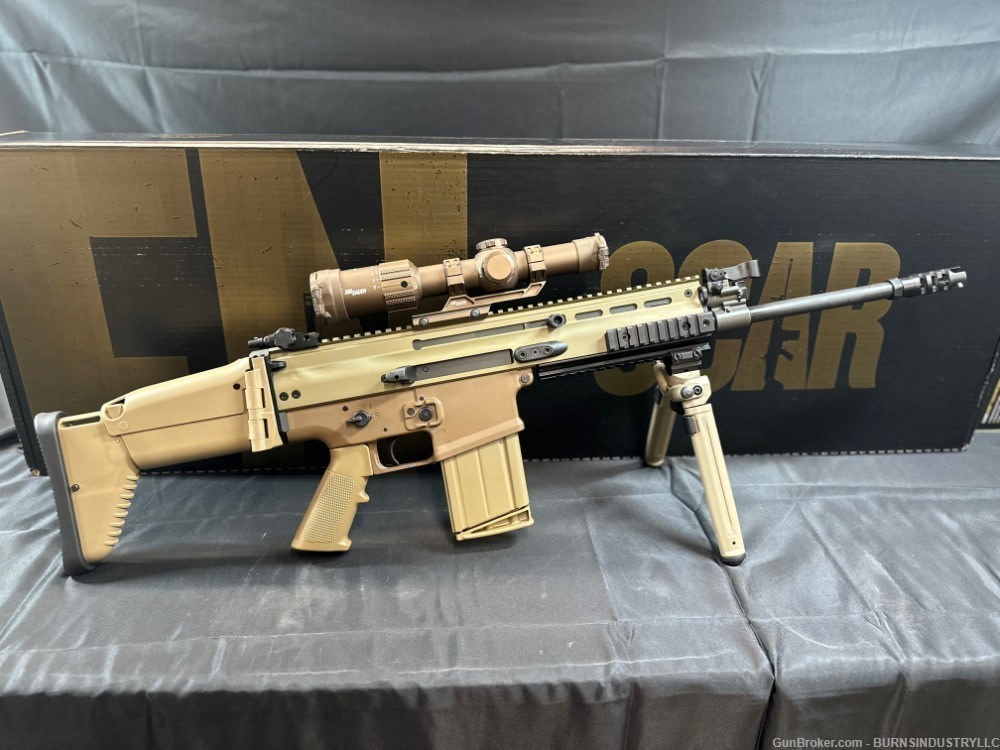 FN Scar 17S FDE 7.62x51 - Semi Auto Rifles at GunBroker.com : 1136122568