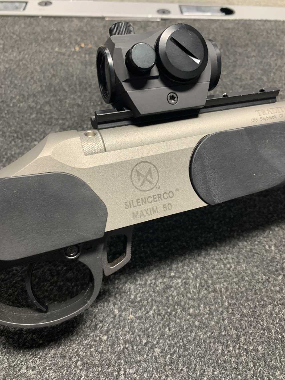 Silencerco Maxim 50 - Black Powder & Muzzleloader Rifles at GunBroker ...