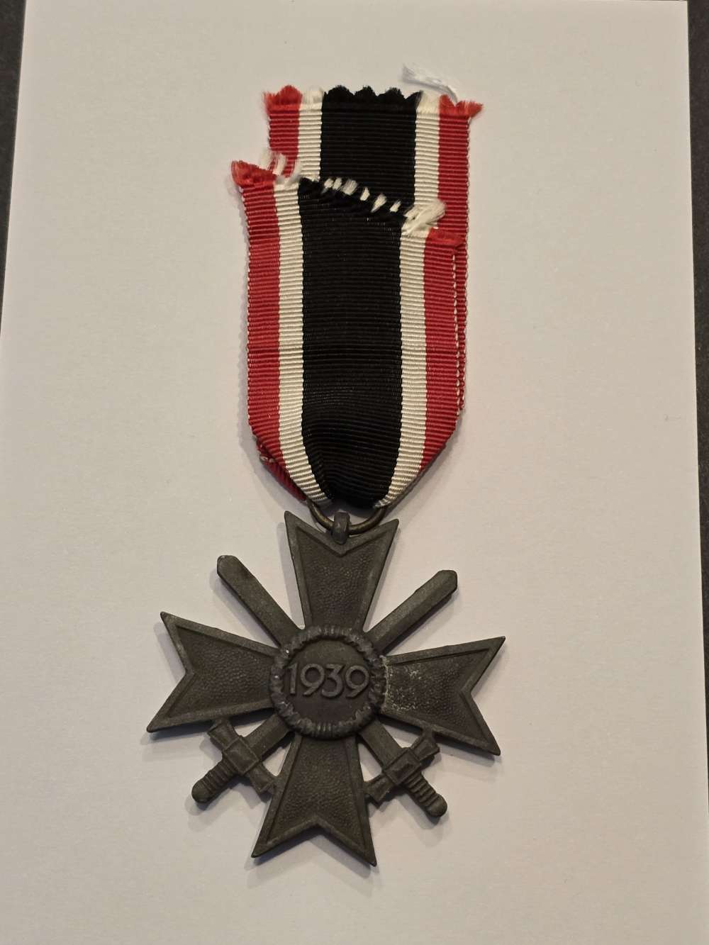 WWII German War Merit Cross 2nd Class w Swords & Ribbon Original Medal ...