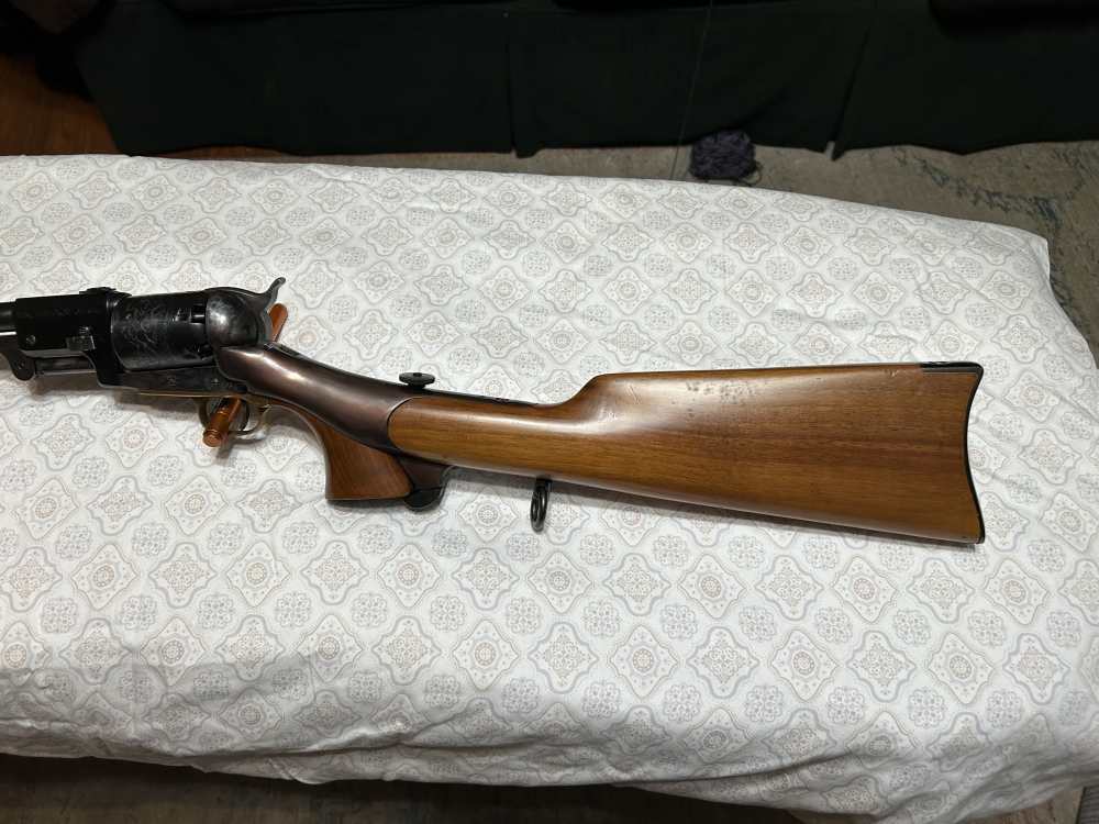 ASM Colt Dragoon With Detachable Stock - Black Powder Pistols ...