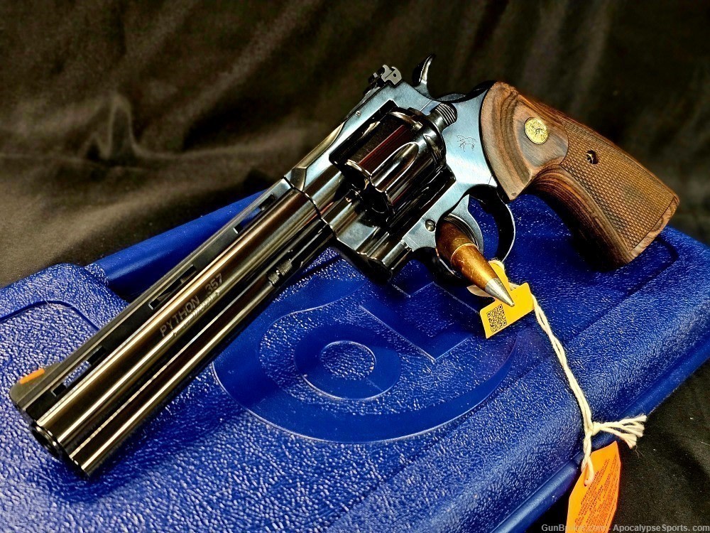 Colt Python Blued 357mag - Revolvers at GunBroker.com : 1136343071