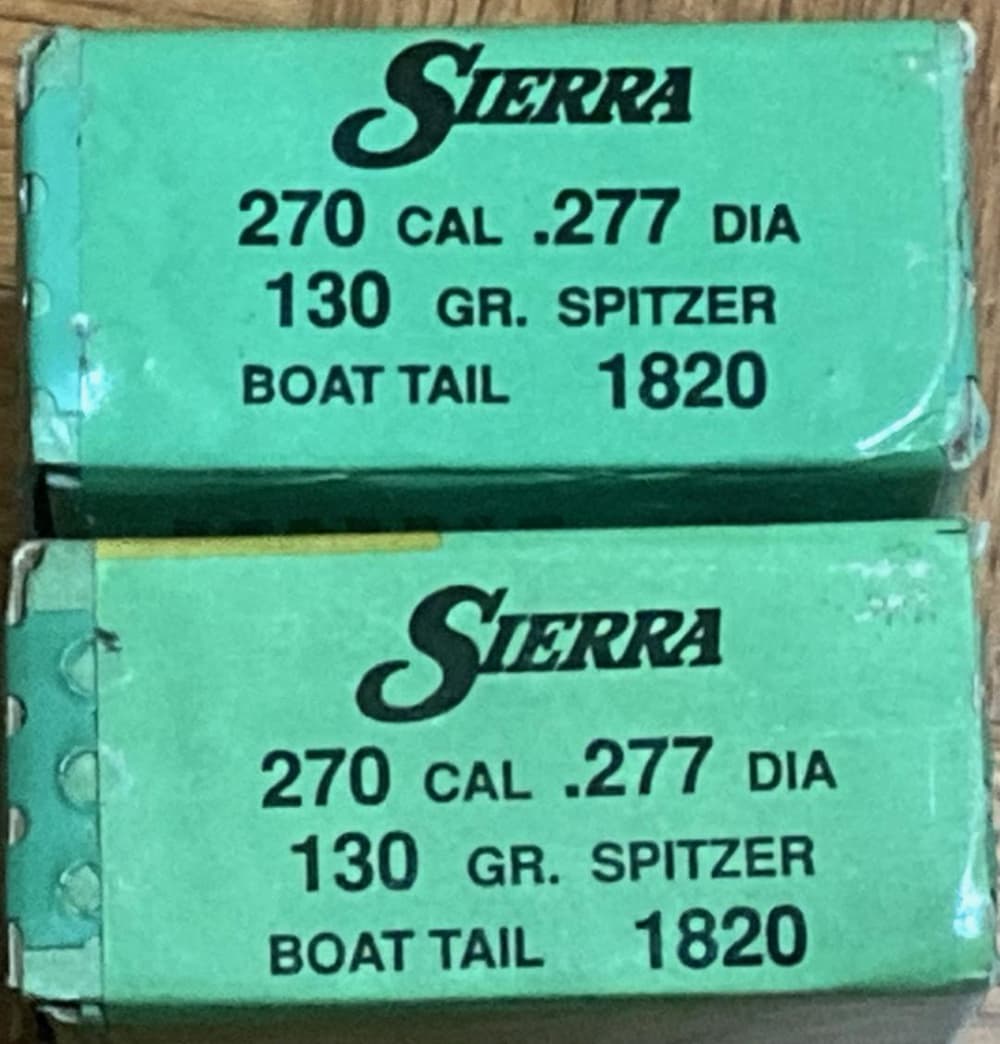 Sierra 270 Cal .277 130 gr SPBT Spitzer Rifle Bullets 200 pcs GameKing ...