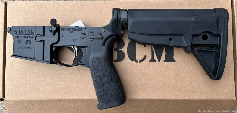 BCM Lower Group w/Stock Mod 0 Black COSMO (BLEM) Authorized Dealer ...